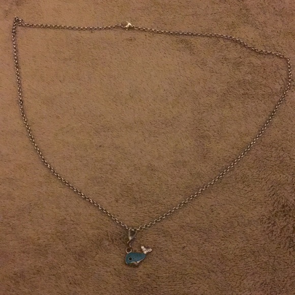 Jewelry | Silver Chain Necklace With Detachable Whale Chain | Poshmark